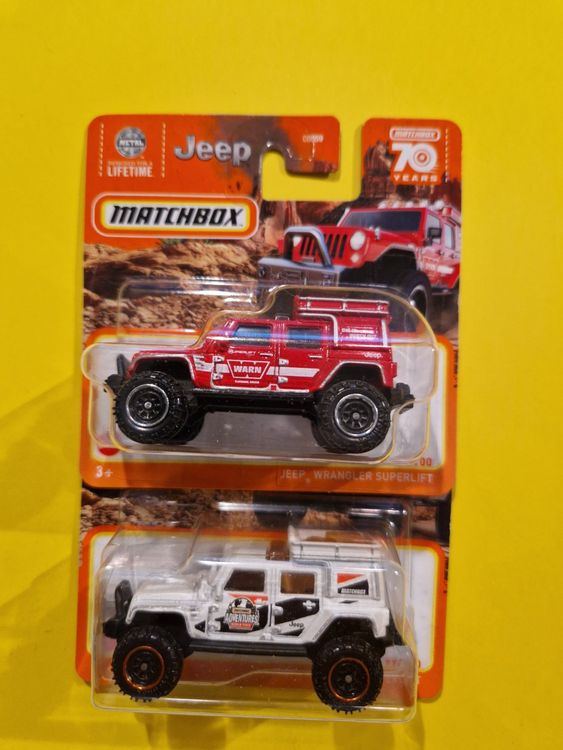2 x MATCHBOX JEEP WRANGLER SUPERLIFT | Kaufen auf Ricardo