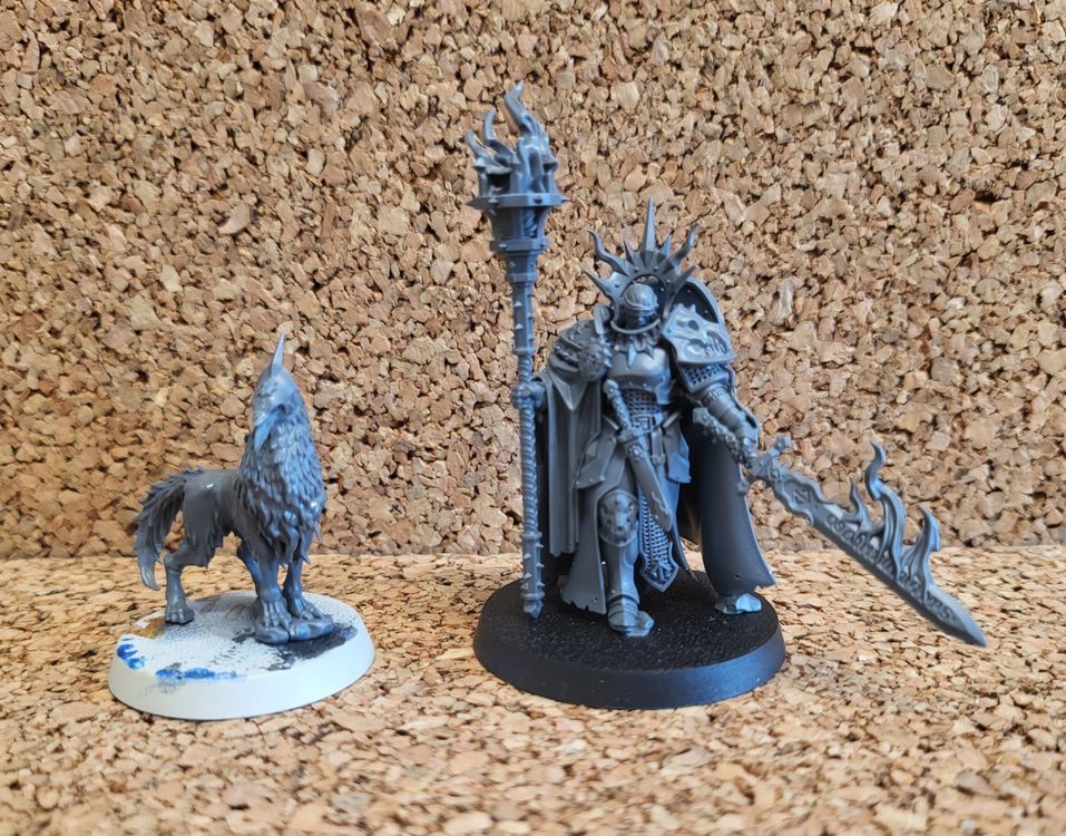 Warhammer AoS Stormcast Lord Veritant mit Gryph-Crow gebaut (Gebraucht ...