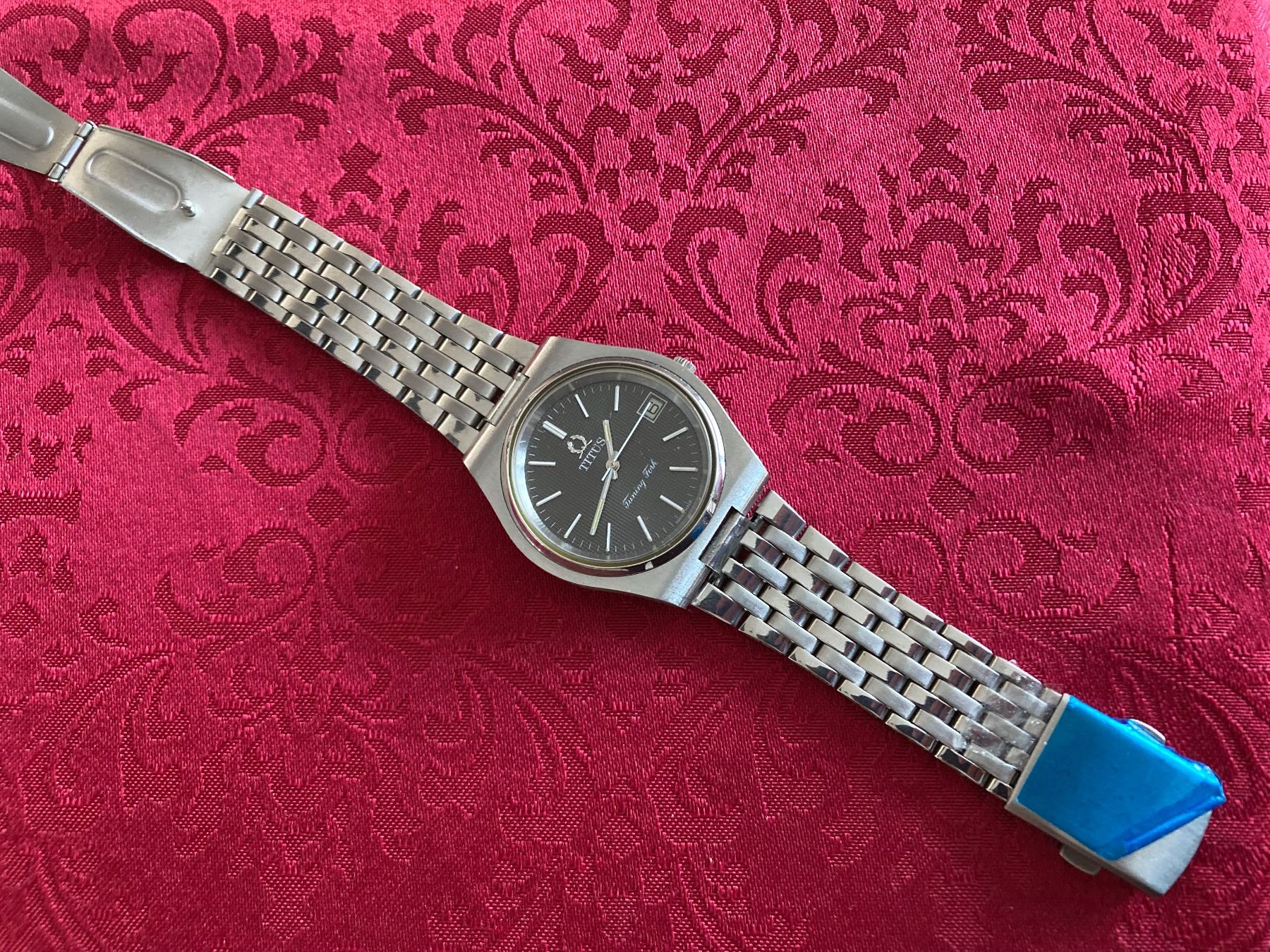 Titus Tuning Fork Electronic F300Hz Uhr, Vintage NOS, läuft (Neu ...