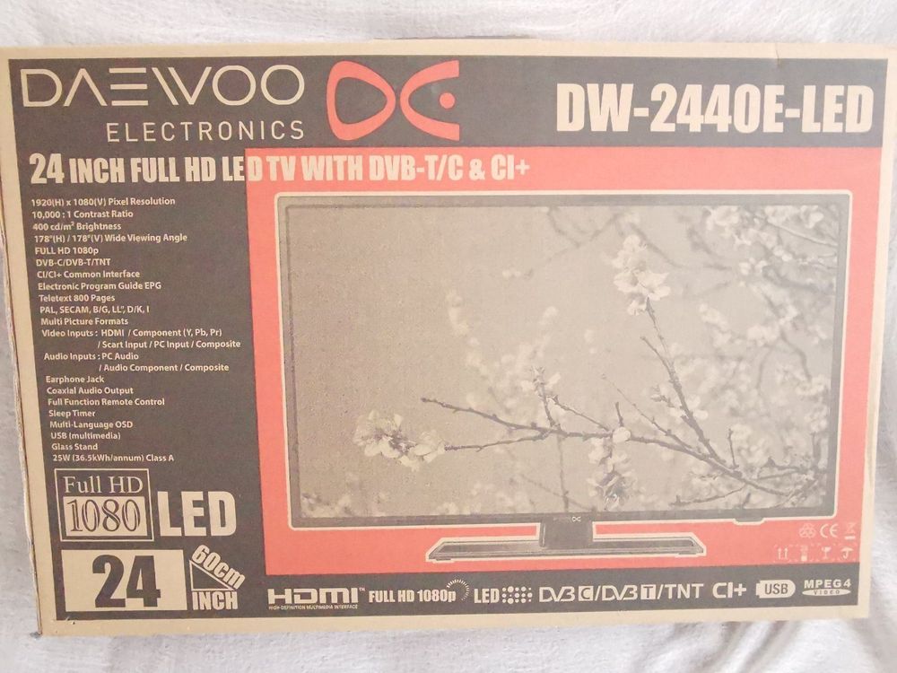 DAEWOO DW-2440E-LED TV oder PC-Monitor (Gebraucht) in Basel für CHF 35 ...