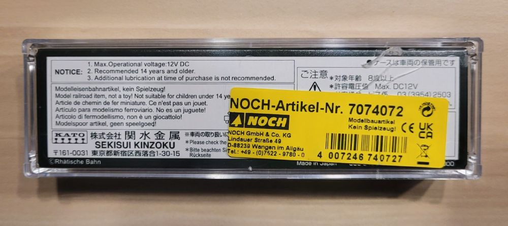 Kato 5253 (-2) / NOCH 7074072 RhB Offener Aussichtswagen N (Neu und ...
