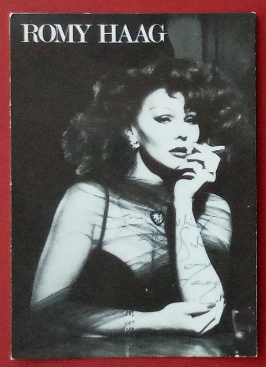 Romy Haag Autogramm signiert Fotopostkarte 10x15cm (Gebraucht) in ...