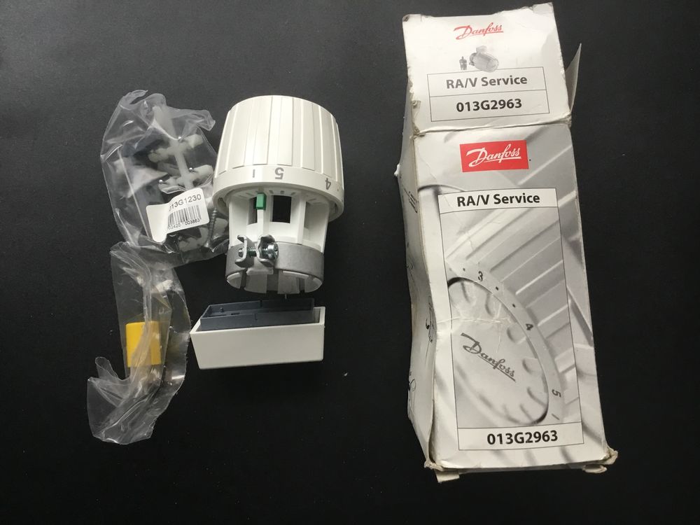 Danfoss Thermostatkopf mit Fernfühler 3m. für RA/V 34mm. (Neu und ...