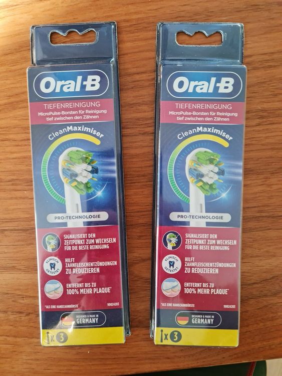 Oral-B Tiefenreinigung CleanMaximiser, 6 Bürstenköpfe (Neu und originalverpackt) in Zürich für ...