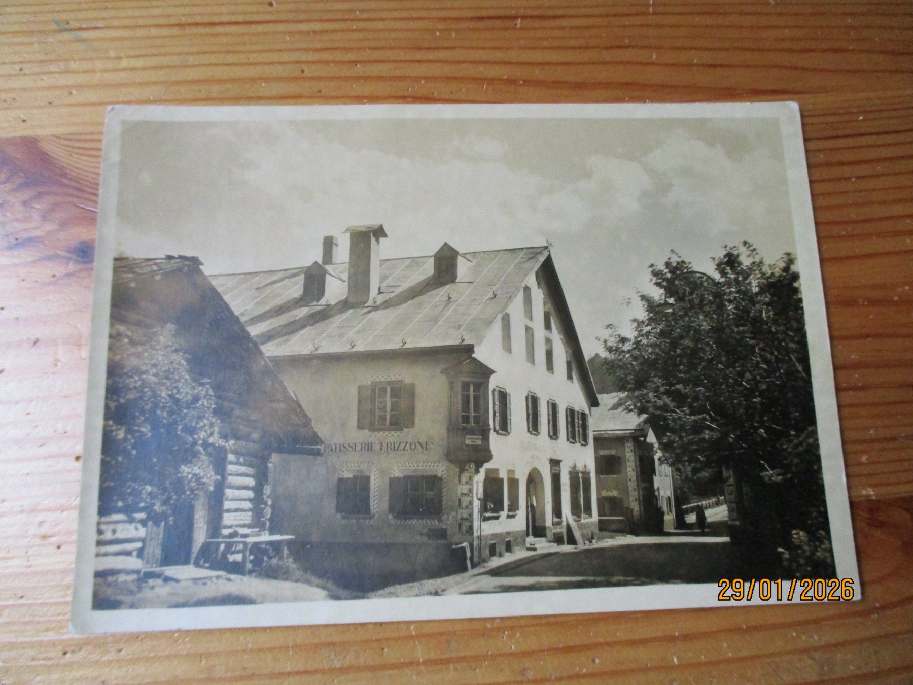 Café Tea Room Frizzoni Celerina 1955 Postkarte AK (Gebraucht) in ...