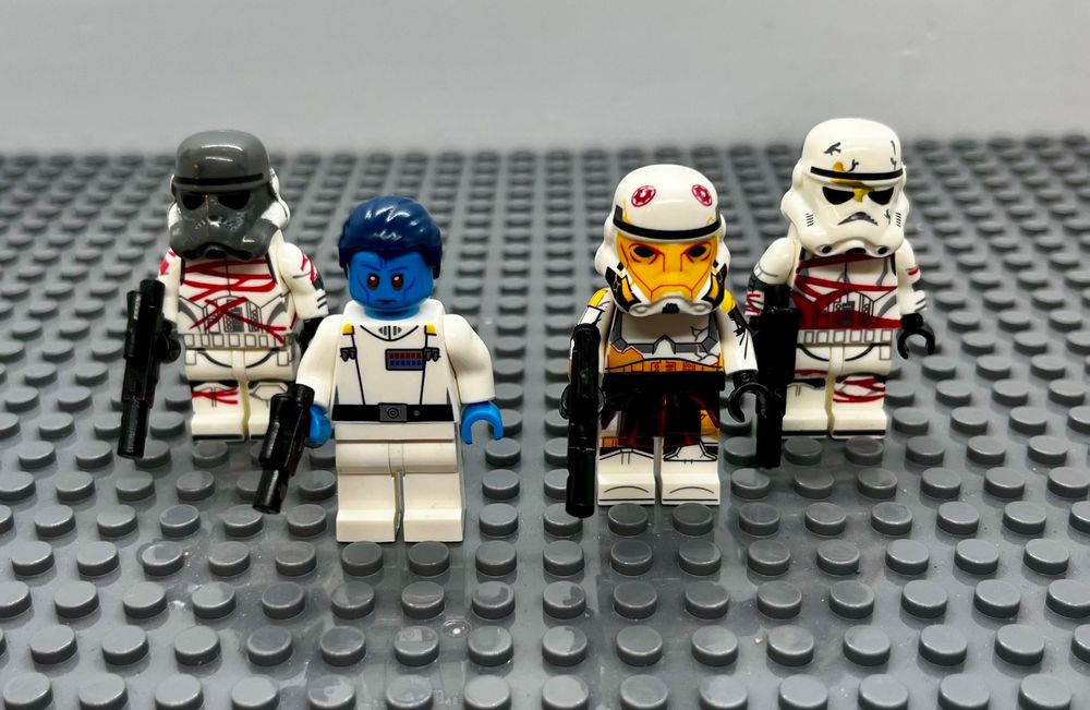 Grossadmiral Thrawn, Captain Enoch & 2 Night Trooper Minifig (Neu ...