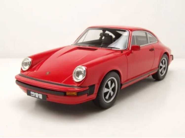 Porsche 911 Coupe 1977 rot 1/18 no minichamps (Neu und originalverpackt ...