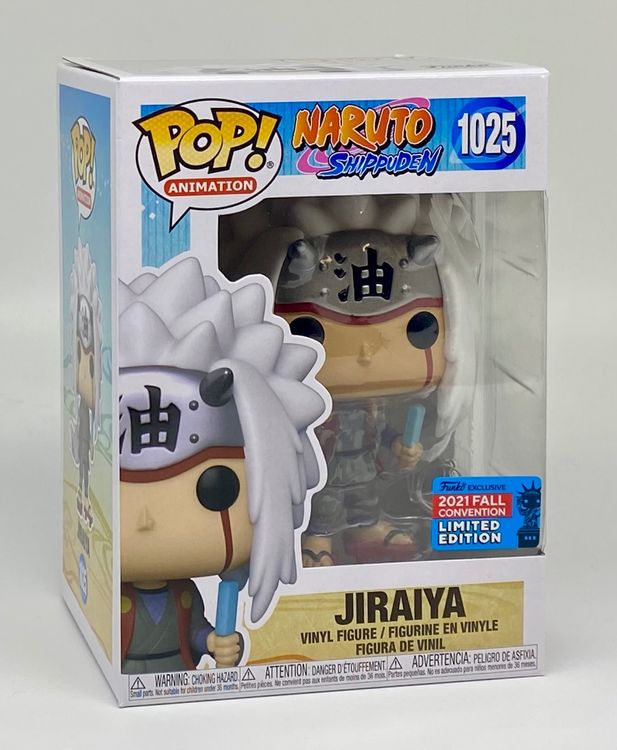 Funko Pop! Naruto Shippuden, Jiraiya #1025, NYCC Exclusive (Neu und originalverpackt) in ...