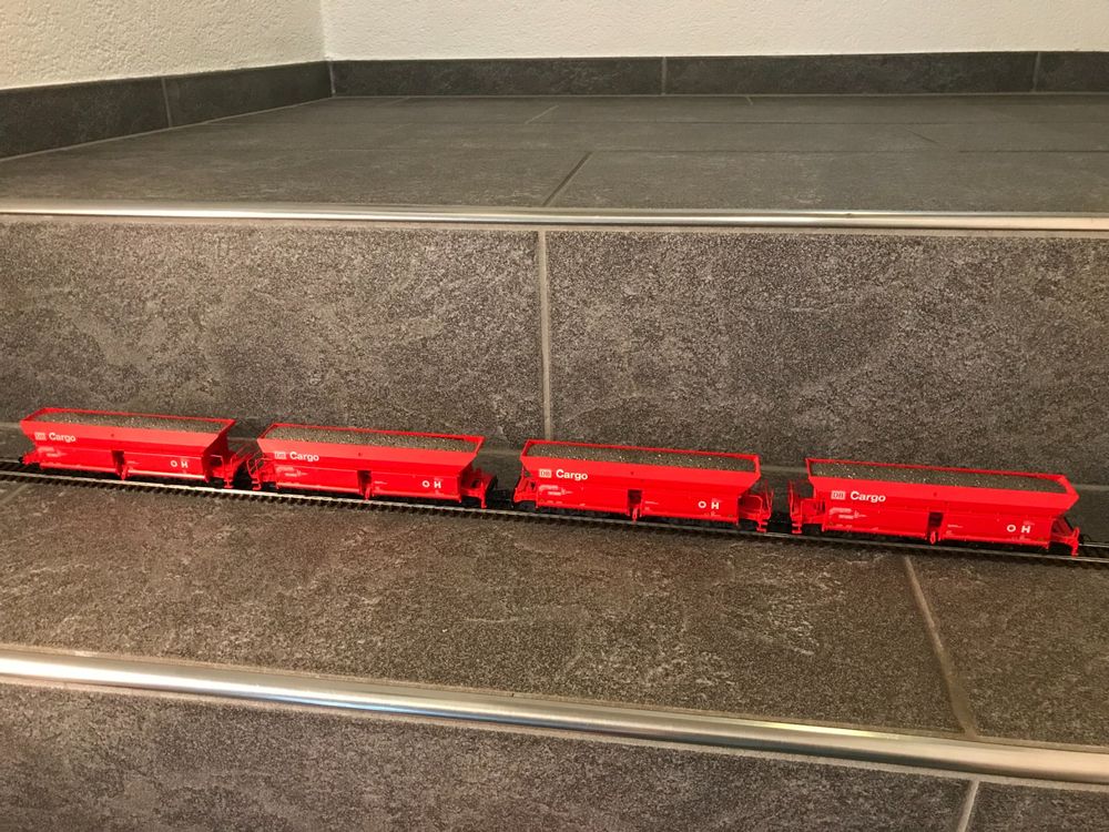 4er Set H0 Roco Erzwagen DB Epoche V (4 x 46919) (Gebraucht) in Lostorf für CHF 120 – mit ...
