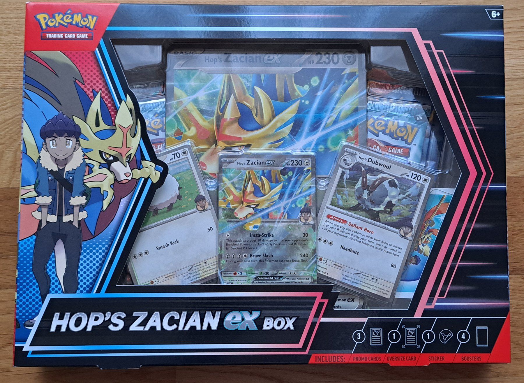 Pokémon: Hop‘s Zacian Ex Box (Englisch) (Neu und originalverpackt) in ...