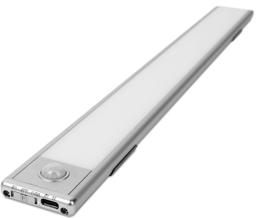 LED-Lampe 30cm mit Bewegungssensor + USB Akku magnetisch (Neu und ...