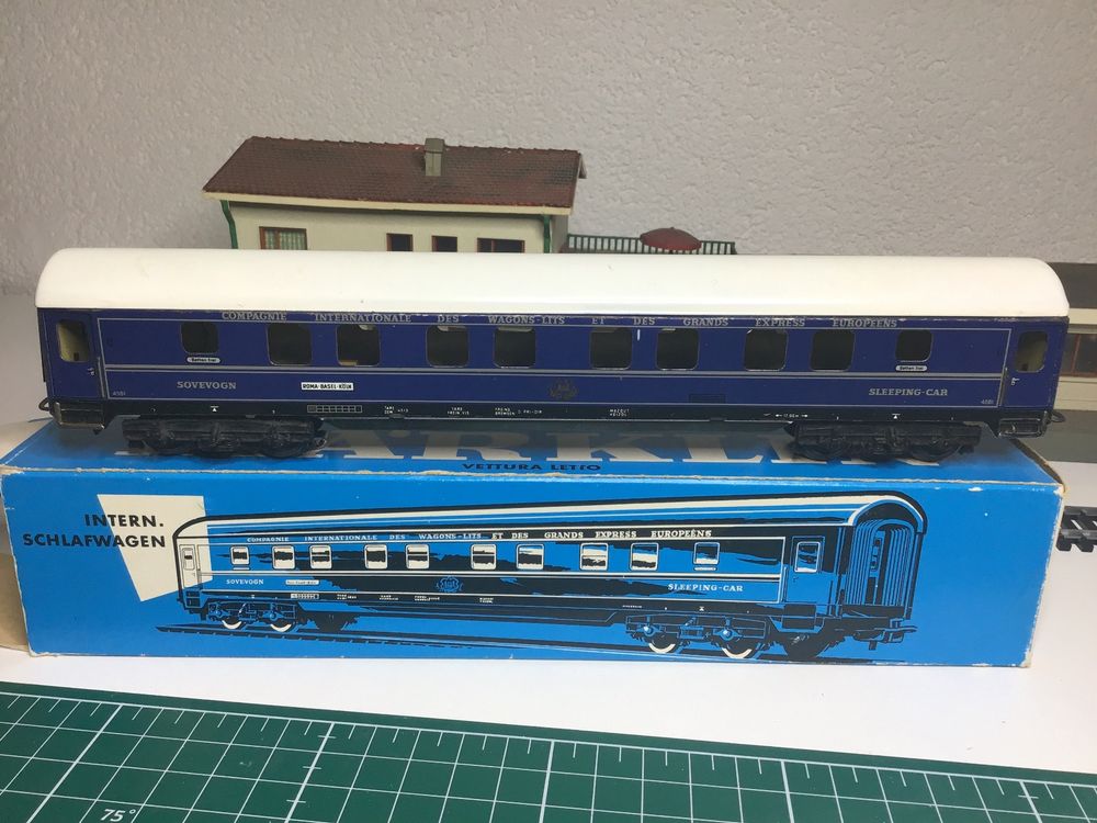 Märklin 4029 CIWL Schlafwagen blau/weiss in OVP (Gebraucht) in ...