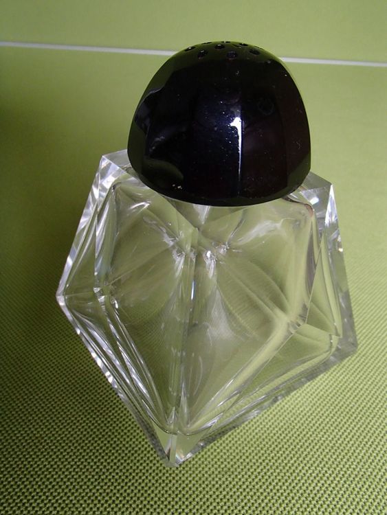grosser Art Deco Salz od.Pfeffer Streuer geschliffen Kristal (Gebraucht ...