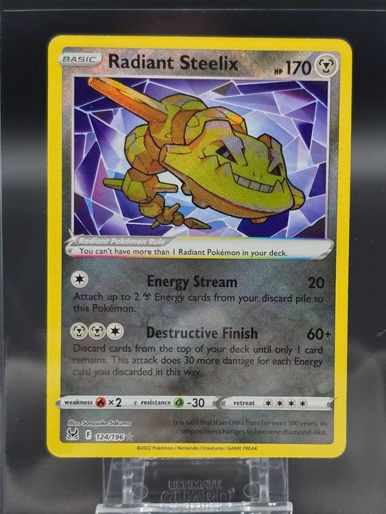 Radiant Steelix #124 Lost Origin NM / 🇬🇧 (D'occasion) à COINTRIN pour ...
