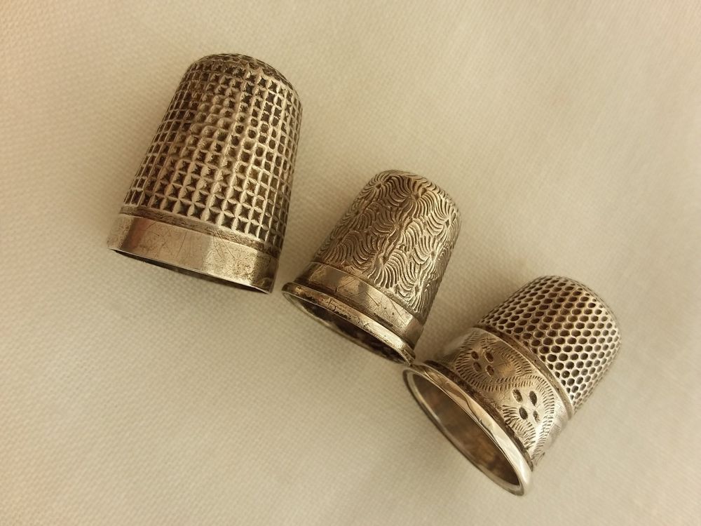 3 Antike Silber Fingerhüte England (Gebraucht) in Zürich für CHF 48 ...