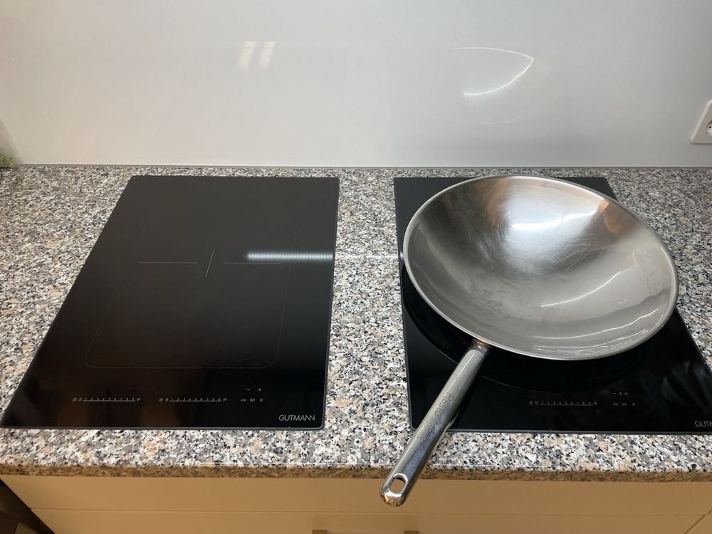2x GUTMANN Induktionskochfeld inkl. Wokstation / Herdplatte (Gebraucht ...