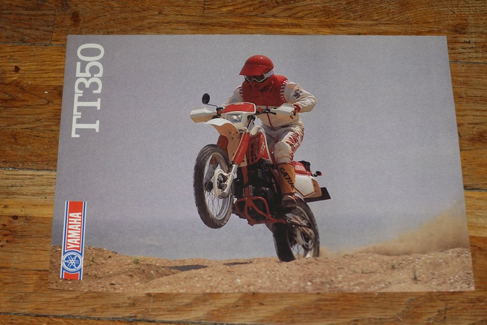 YAMAHA TT 350 BROCHURE MOTO OLDTIMER | Kaufen auf Ricardo