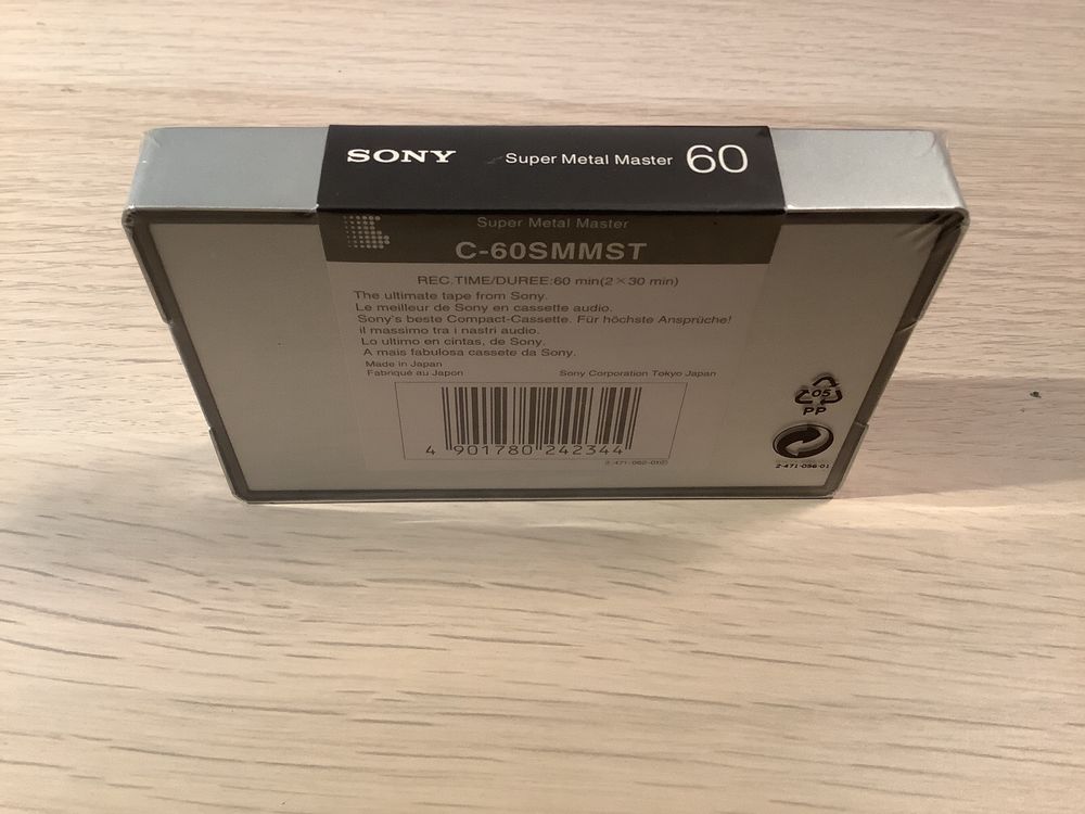 SONY C-60SMMST Super Metal Master Cassette - Tape Deck (Neu und ...