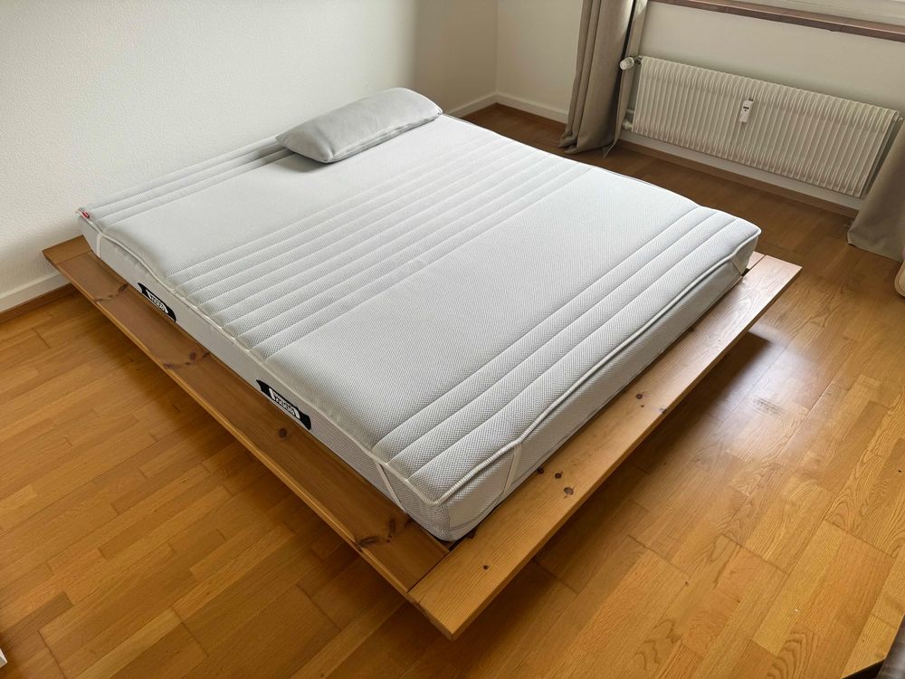 Holzbett "Japan Bett" von Karup Design mit Matratze | Kaufen auf Ricardo