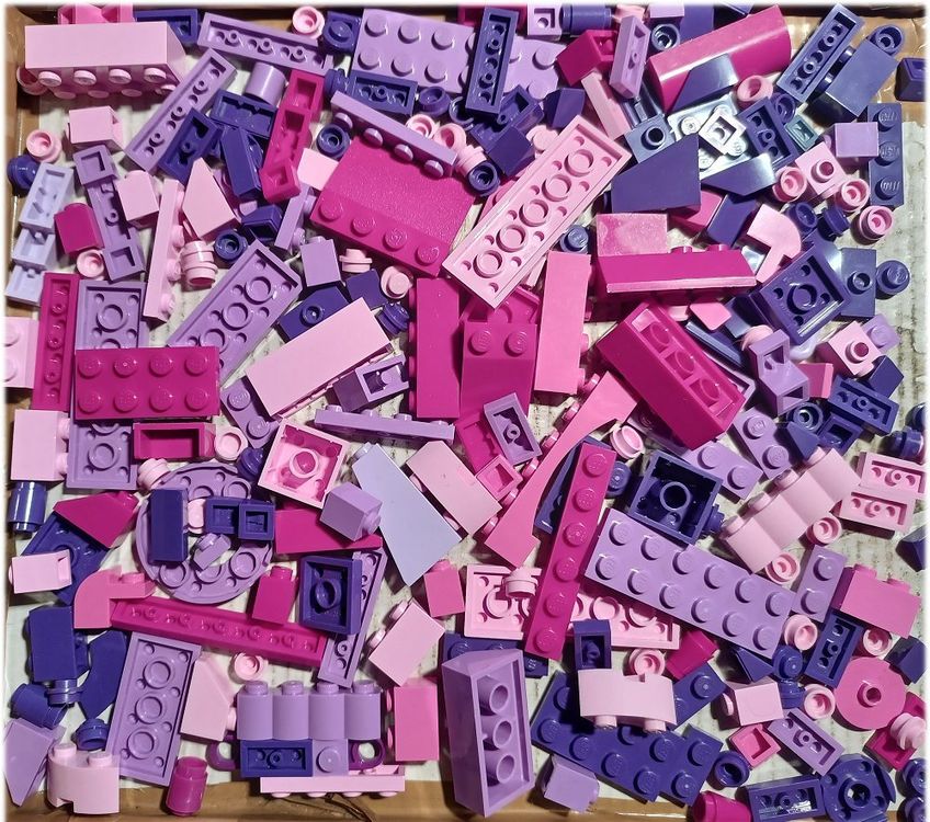 LEGO 230 kleine Rosa und Lila Teile -A78 | Kaufen auf Ricardo