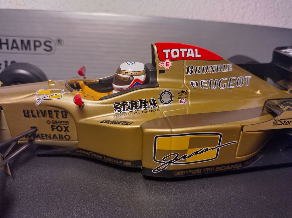 F1 Jordan Peugeot 196, M.Brundle, 1/18 Minichamps (Gebraucht) in ...