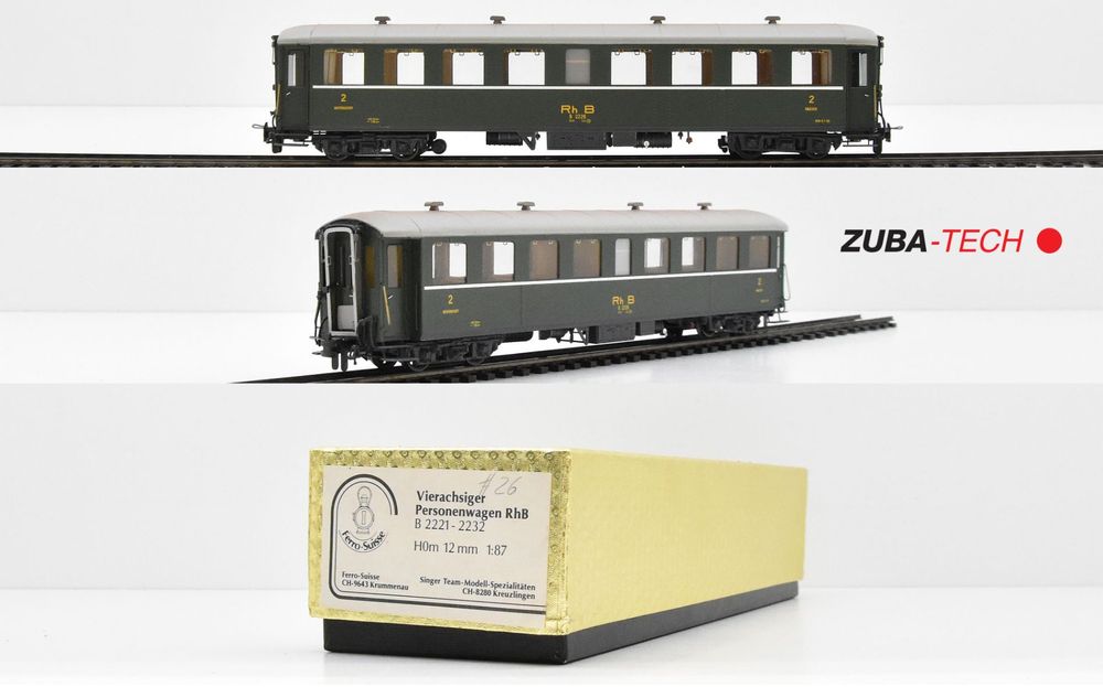 Ferro Suisse Personenwagen RhB H0m mit OVP | Kaufen auf Ricardo