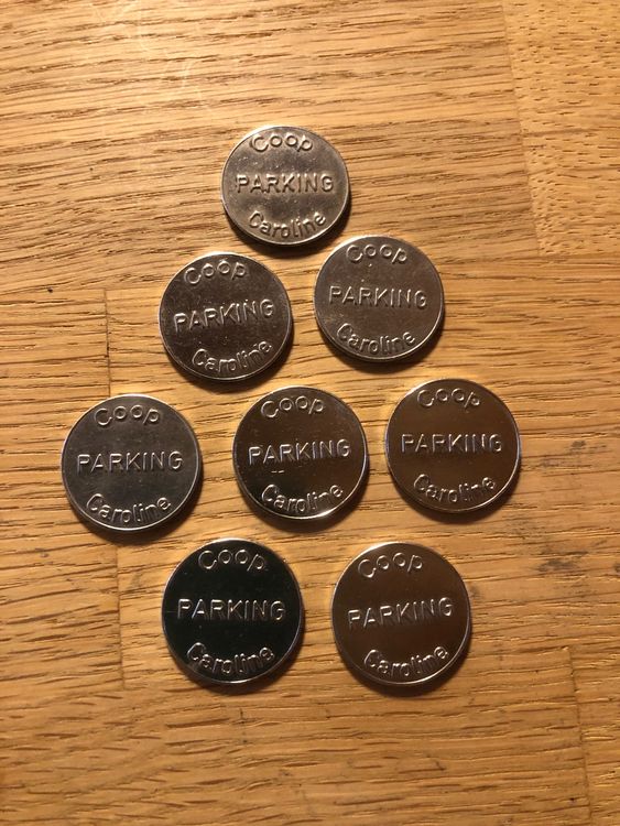 8 Coop Parking Caroline Jetons (Gebraucht) in Vilters für CHF 4 – mit Lieferung auf Ricardo kaufen