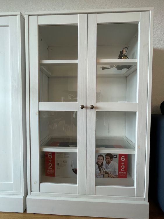 HAVSTA Glass-door cabinet, white (Gebraucht) in Zürich für CHF 30 – nur ...