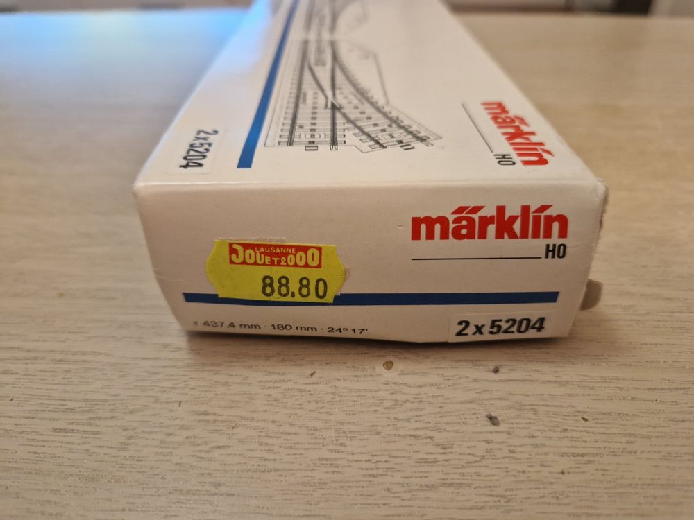 Märklin 5204 weichenpaar M H0 OVP NEU (Neu und originalverpackt) in St-Aubin-Sauges für CHF 29 ...