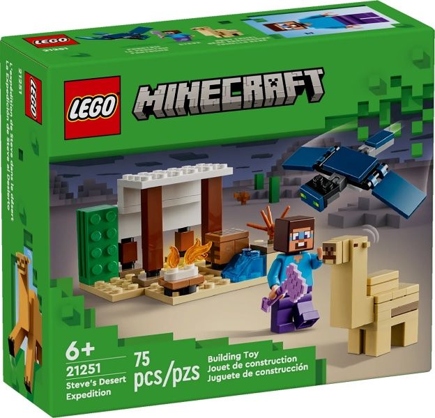 Lego Minecraft 21251 Steve's Desert Expedition Neu ungeöffne | Kaufen ...