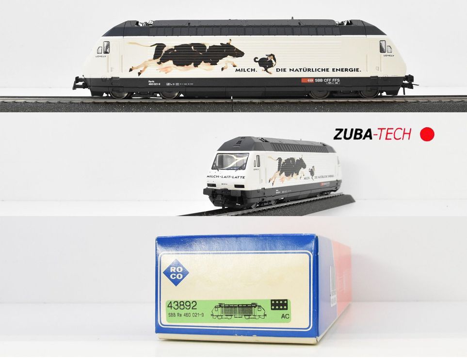 Roco 43892 E-Lok Re 460 Lovely SBB H0 WS Analog mit OVP (Gebraucht) in ...