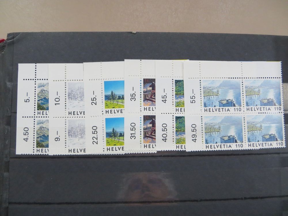 Dauermarken Bilder der Schweiz 1998 Viererblocks | Kaufen auf Ricardo