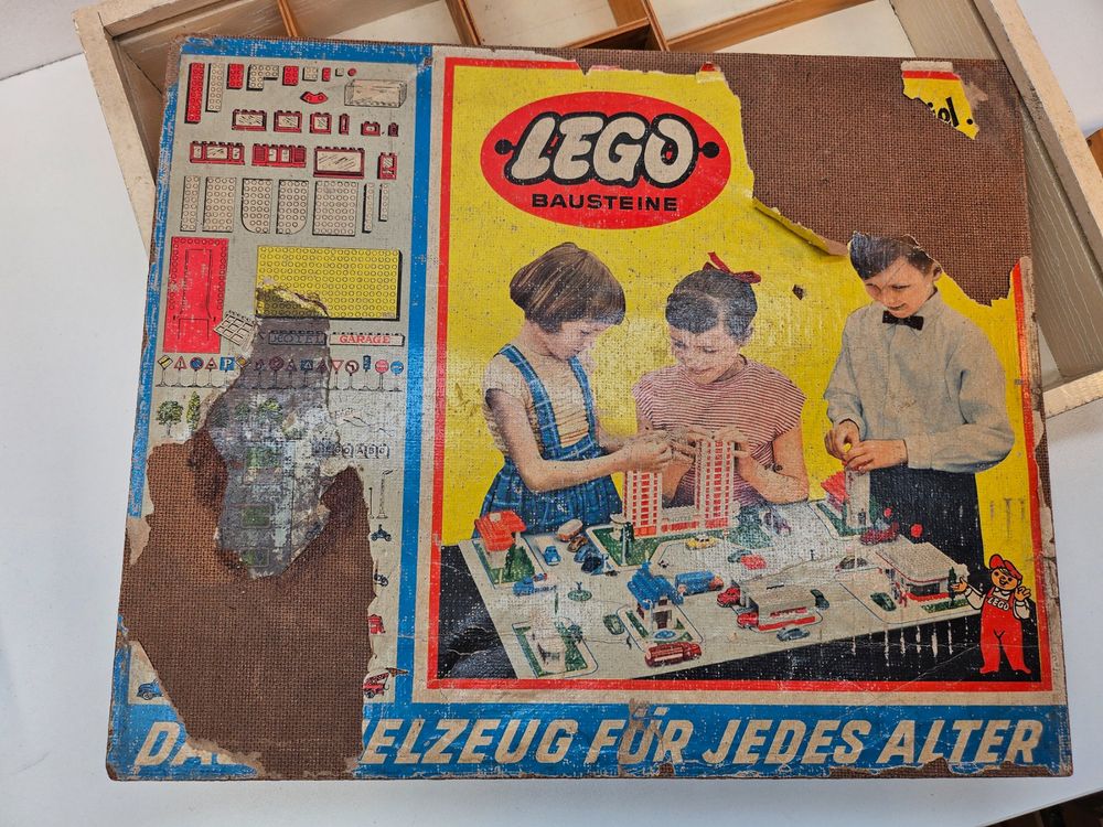 Vintage LEGO Baukasten aus Holz, Rarität, 60er Jahre (Gebraucht) in ...