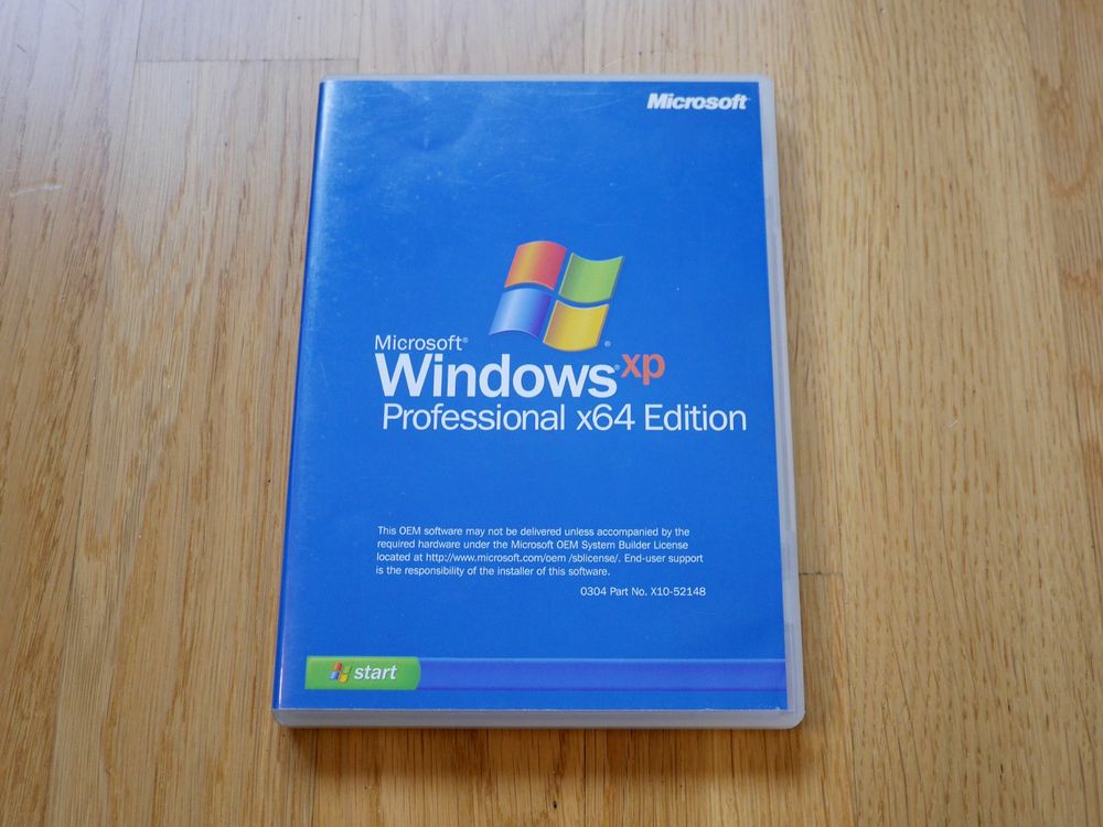 Windows XP Professinal 64-Bit (Gebraucht) in Dietwil für CHF 30 – mit ...