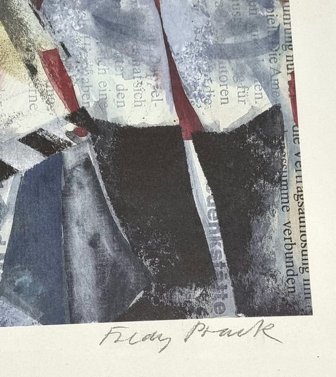 Fredy Prack. Original-Lithografie. Handsigniert&nummeriert | Kaufen auf ...