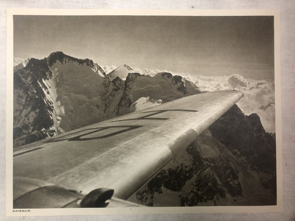 Six affiches Swissair Douglas DC-3 (D'occasion) à Colombier NE pour CHF ...