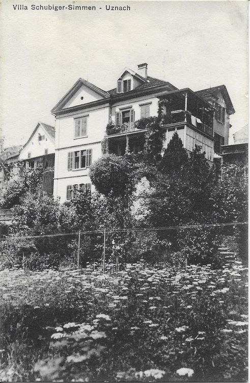 Karte Uznach (Villa Schubiger-Simmen 1917) (Gebraucht) in Zürich für ...