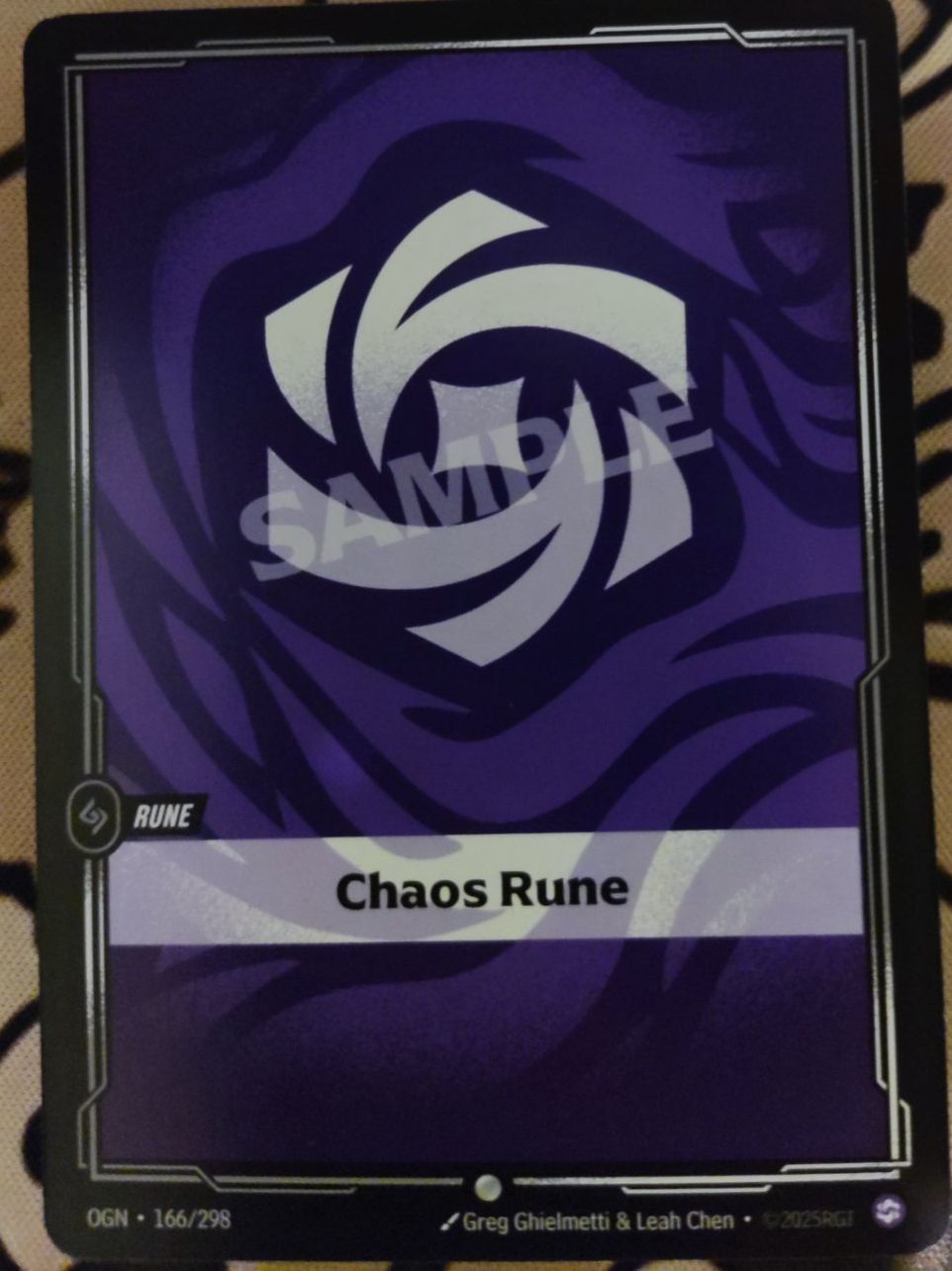 Riftbound - Chaos runes x6 - Exclusive event Sample (Neuf (Voir ...