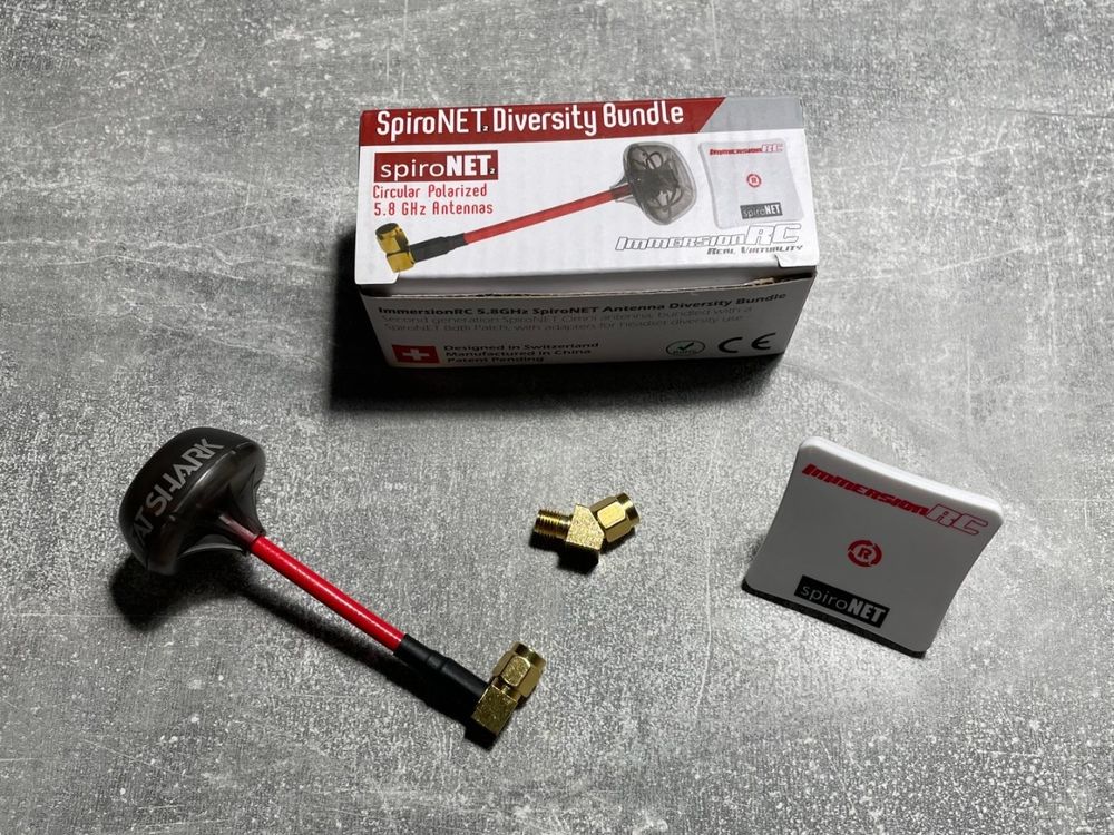 FPV Drones: SpiroNET Diversity Bundle 5.8GHz Antennas (Gebraucht) in ...