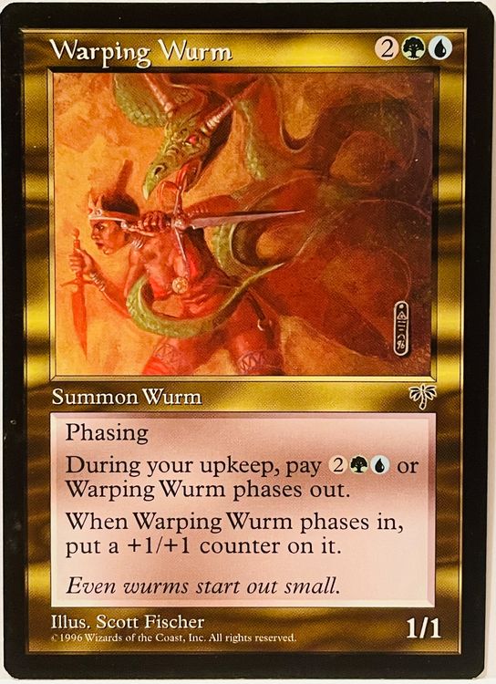 MTG - Warping Wurm | Kaufen auf Ricardo