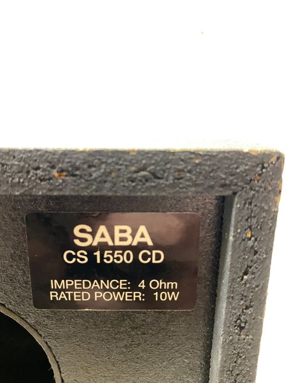 SABA CS 1550 CD *3 WAY PANORAMIC SOUND SPEAKER* | Kaufen auf Ricardo