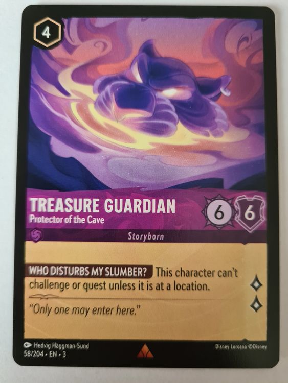 Lorcana, Treasure Guardian, 058/204-EN-3 (Neu (gemäss Beschreibung)) in Sachseln für CHF 1 – mit ...