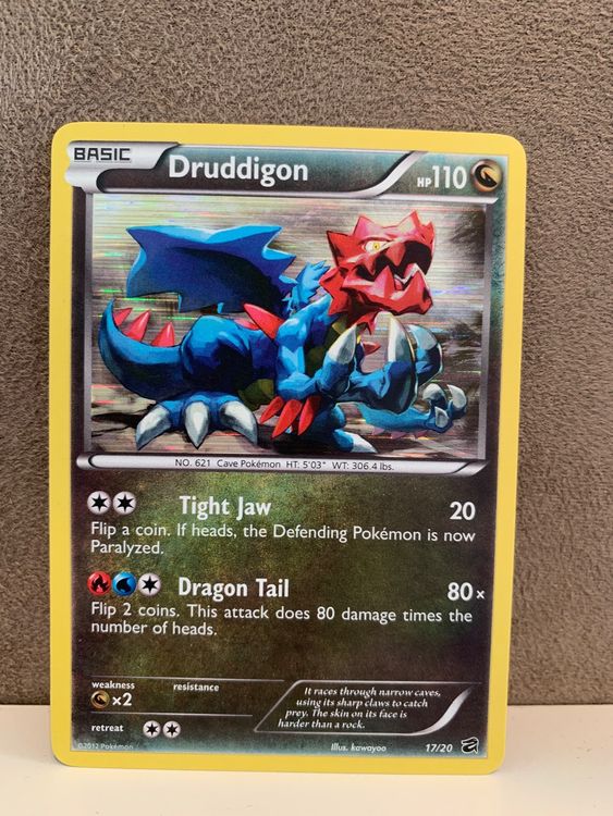 Pokemon Druddigon Holo Dragon Vault ENG 17/20 | Kaufen auf Ricardo
