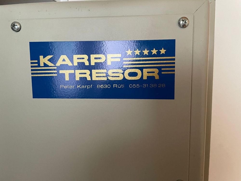 Karpf Tresor, Geldschrank, Safe, guter Zustand, Top! (51) (Gebraucht ...