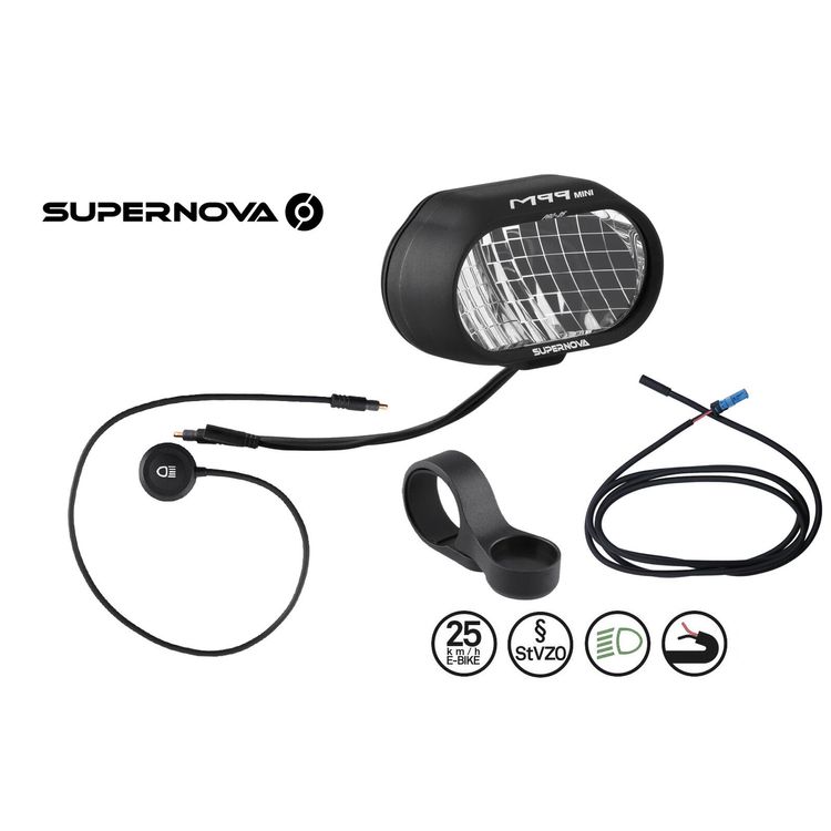 Supernova M99 Mini Pro E-Bike Scheinwerfer 25 Set Garantie (Neu (gemäss Beschreibung)) in ...