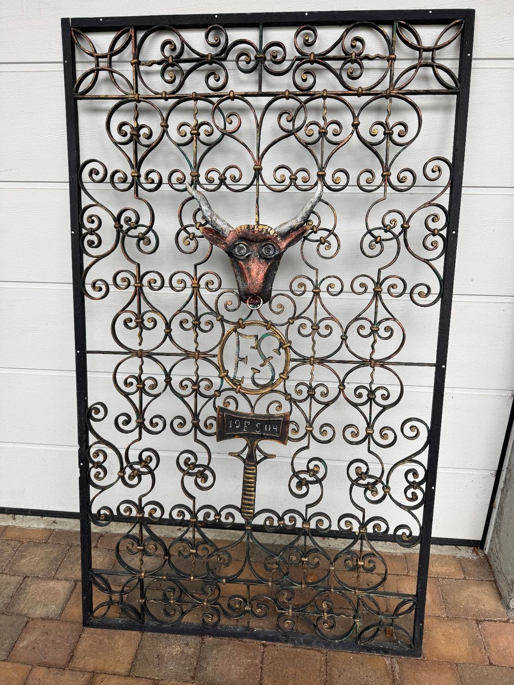 🔴 antikes Eisengitter Metzger 1904 🔴 (Gebraucht) in Schönenwerd für CHF ...