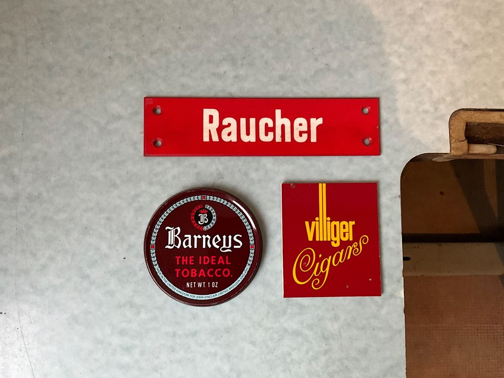 Raucher Schild Villiger (Gebraucht) in Langenthal für CHF 3 – nur ...