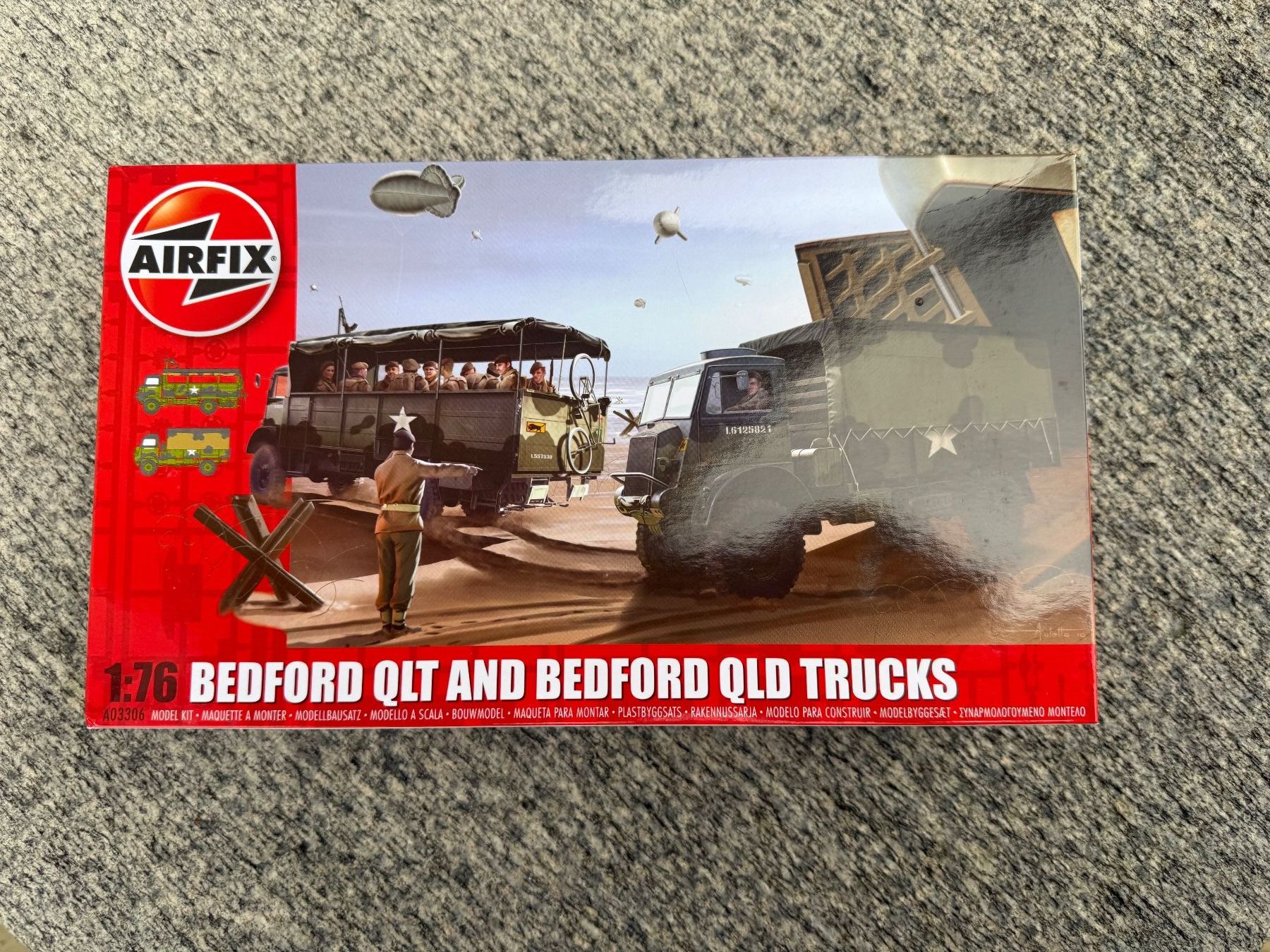 Airfix 1:76 Bedford QLT A03306 Kit Bausatz (Neu (gemäss Beschreibung ...