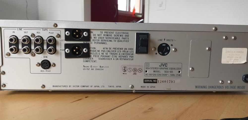 Equalizer JVC SEA 60 | Kaufen auf Ricardo