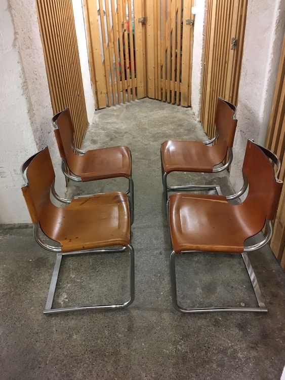 Freischwinger Stühle 4er-Set (Gebraucht) in Zürich für CHF 180 – nur Abholung auf Ricardo kaufen